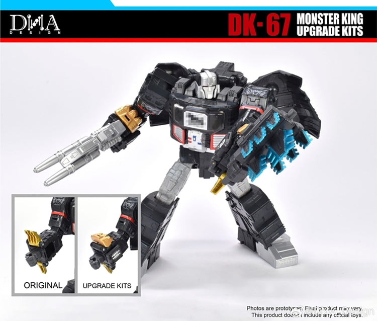 DNA Design DK-67 Upgrade Kit for Godzilla Megatron Crossover | DNA ...