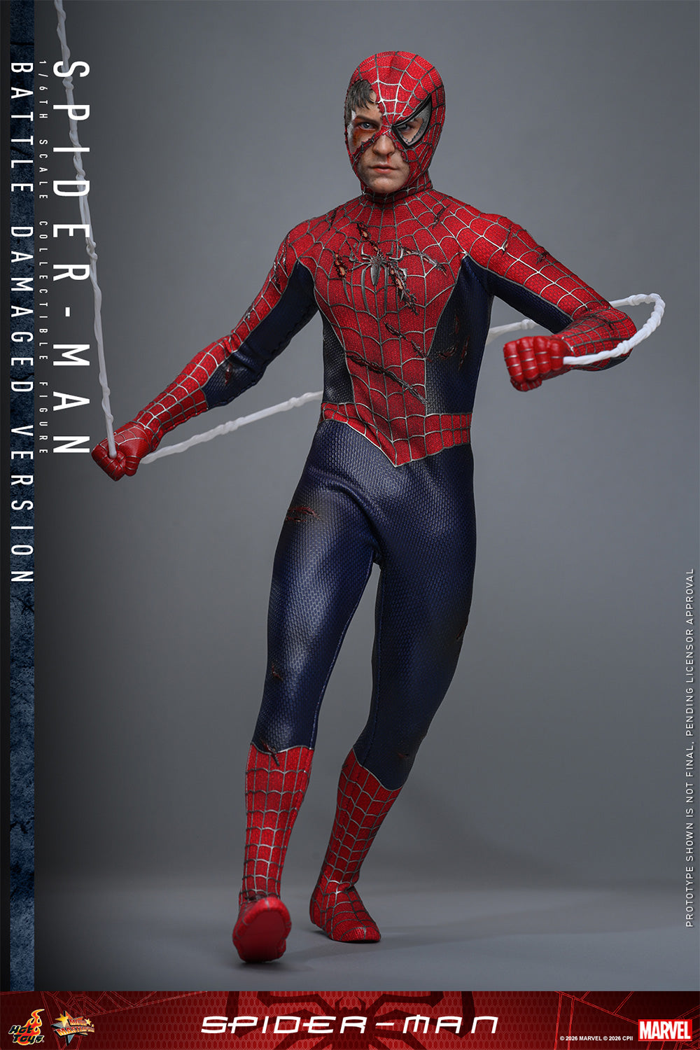 Hot Toys 1/6 Spider-Man (Battle Damaged Version) "Spider-Man" | Hot To ...