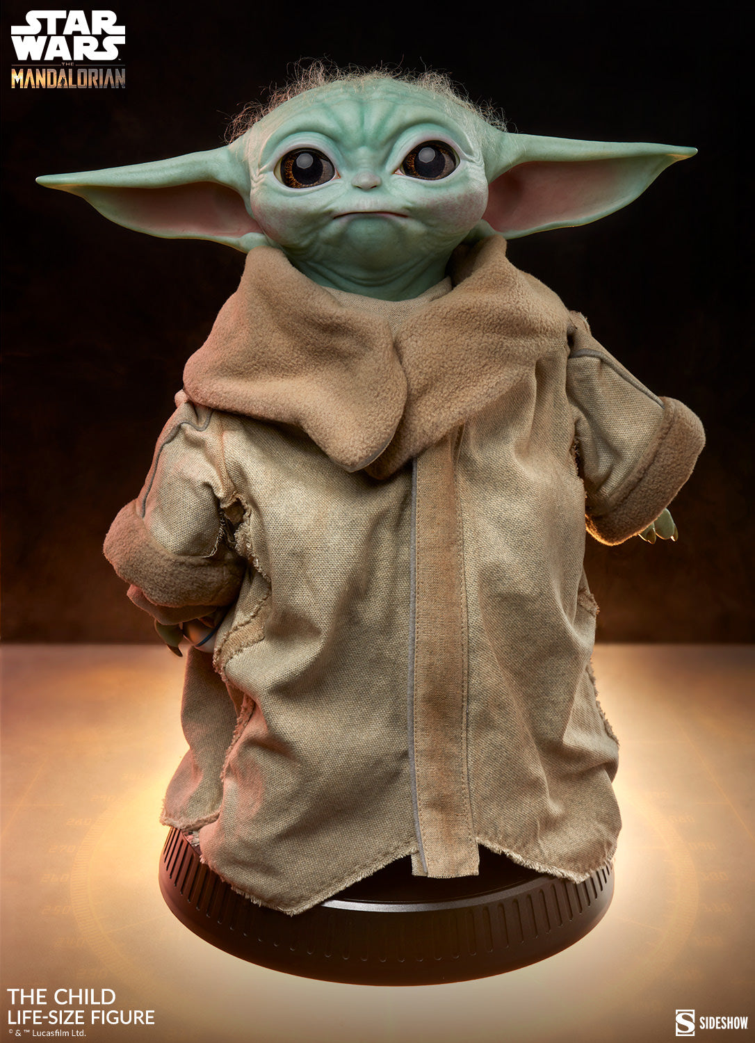 Sideshow Life-Size 1/1 Scale The Child (Grogu) "Star Wars: The Mandalo ...