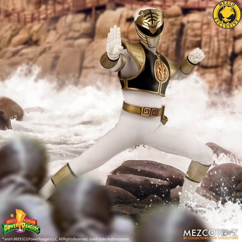 Mezco Toyz One:12 Collective Mighty Morphin' Power Rangers - White Ran ...